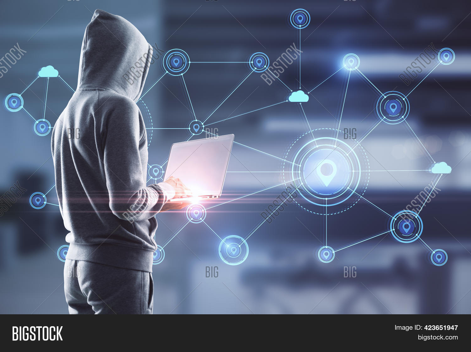 Back View Hacker Image & Photo (Free Trial) | Bigstock