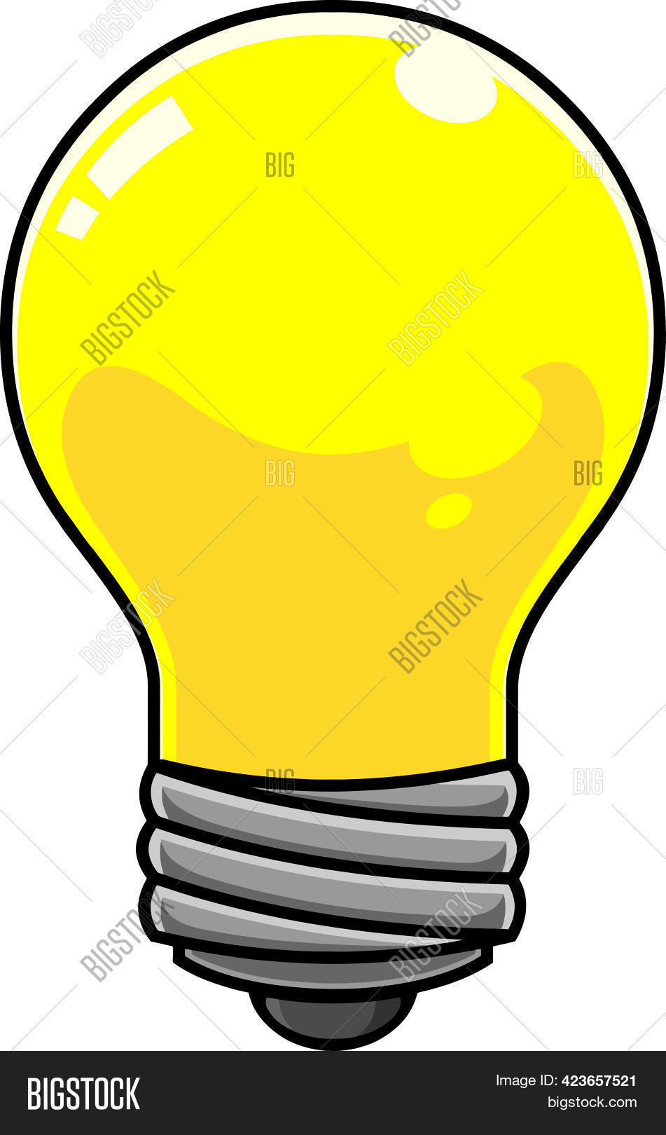 Cartoon Yellow Light Image & Photo (Free Trial) | Bigstock