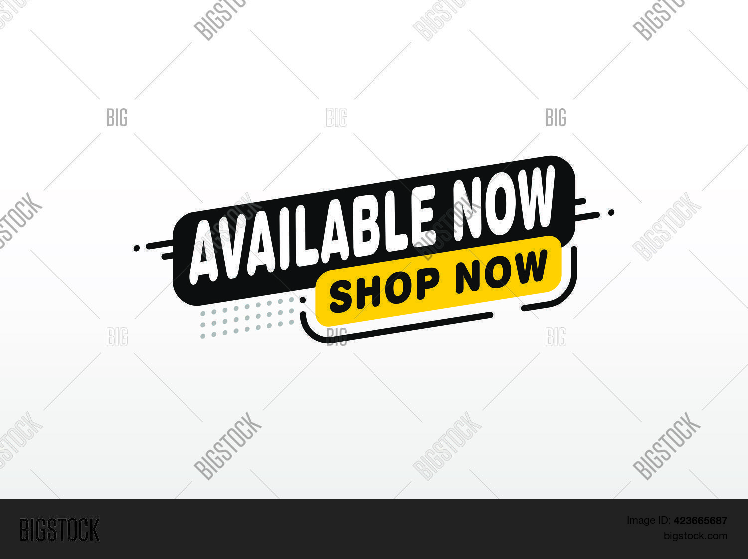 Available Now Banner Vector & Photo (Free Trial) | Bigstock