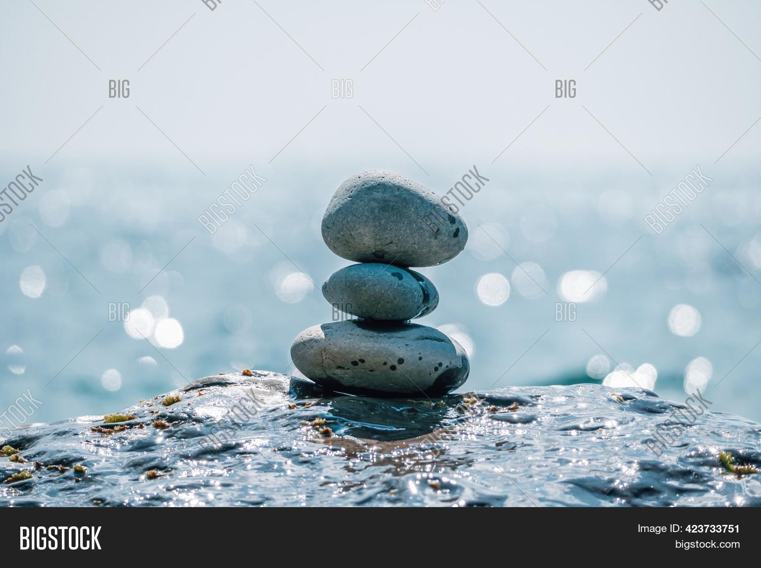 Balanced Pebble Image & Photo (Free Trial) | Bigstock