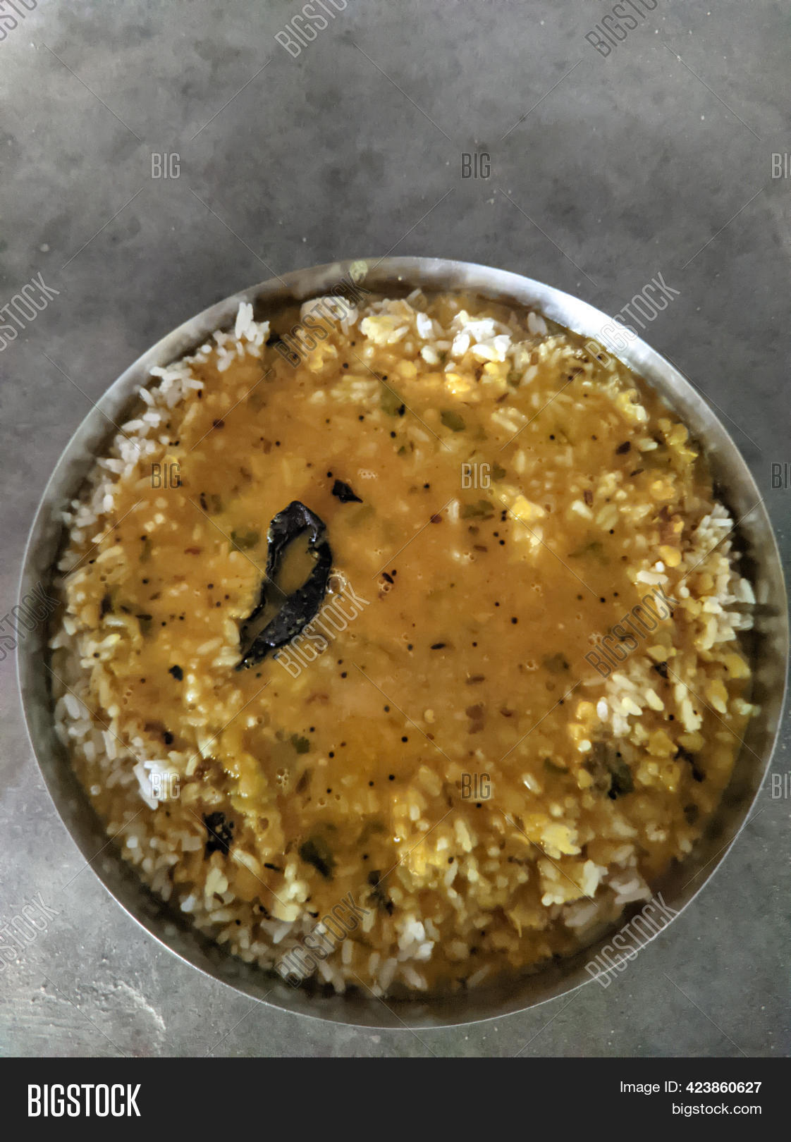 Dal Bhaat Eaten Image & Photo (Free Trial) | Bigstock