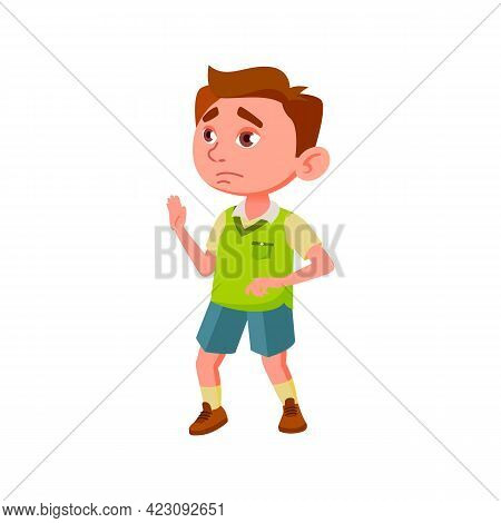 Sad Boy Refusing Take Vector & Photo (Free Trial) | Bigstock
