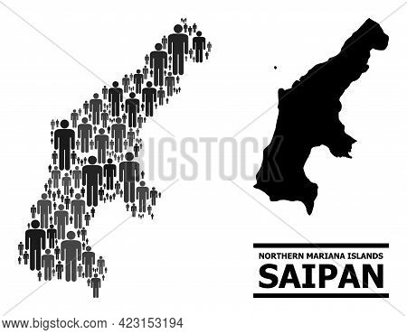 Map Saipan Island Vector & Photo (Free Trial) | Bigstock