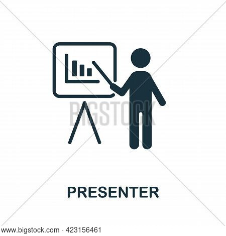 Presenter Icon. Vector & Photo (Free Trial) | Bigstock