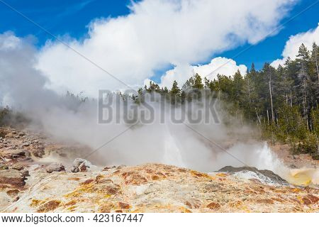 Steamboat Geyser Image & Photo (Free Trial) | Bigstock
