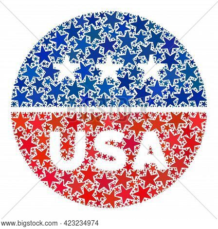 Usa Circle Logo Vector & Photo (Free Trial) | Bigstock