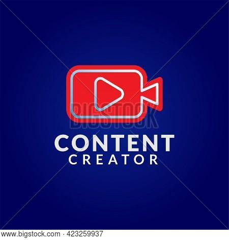 Content Creator Logo Vector & Photo (Free Trial) | Bigstock
