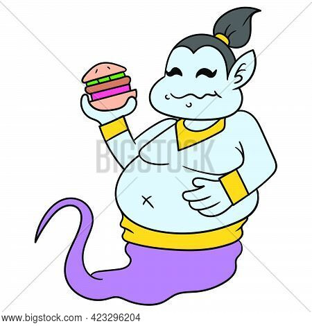 Fat Genie Brings Vector & Photo (Free Trial) | Bigstock