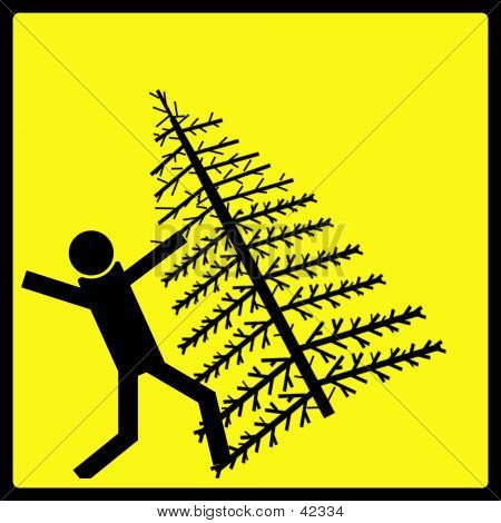 Falling Christmas Tree Image & Photo (Free Trial) | Bigstock