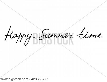 Happy Summer Time Vector & Photo (Free Trial) | Bigstock