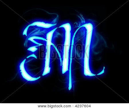 Blue Flame Magic Font Image & Photo (Free Trial) | Bigstock