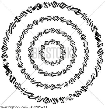 Cord Border Set 11 - Stock Image - Everypixel