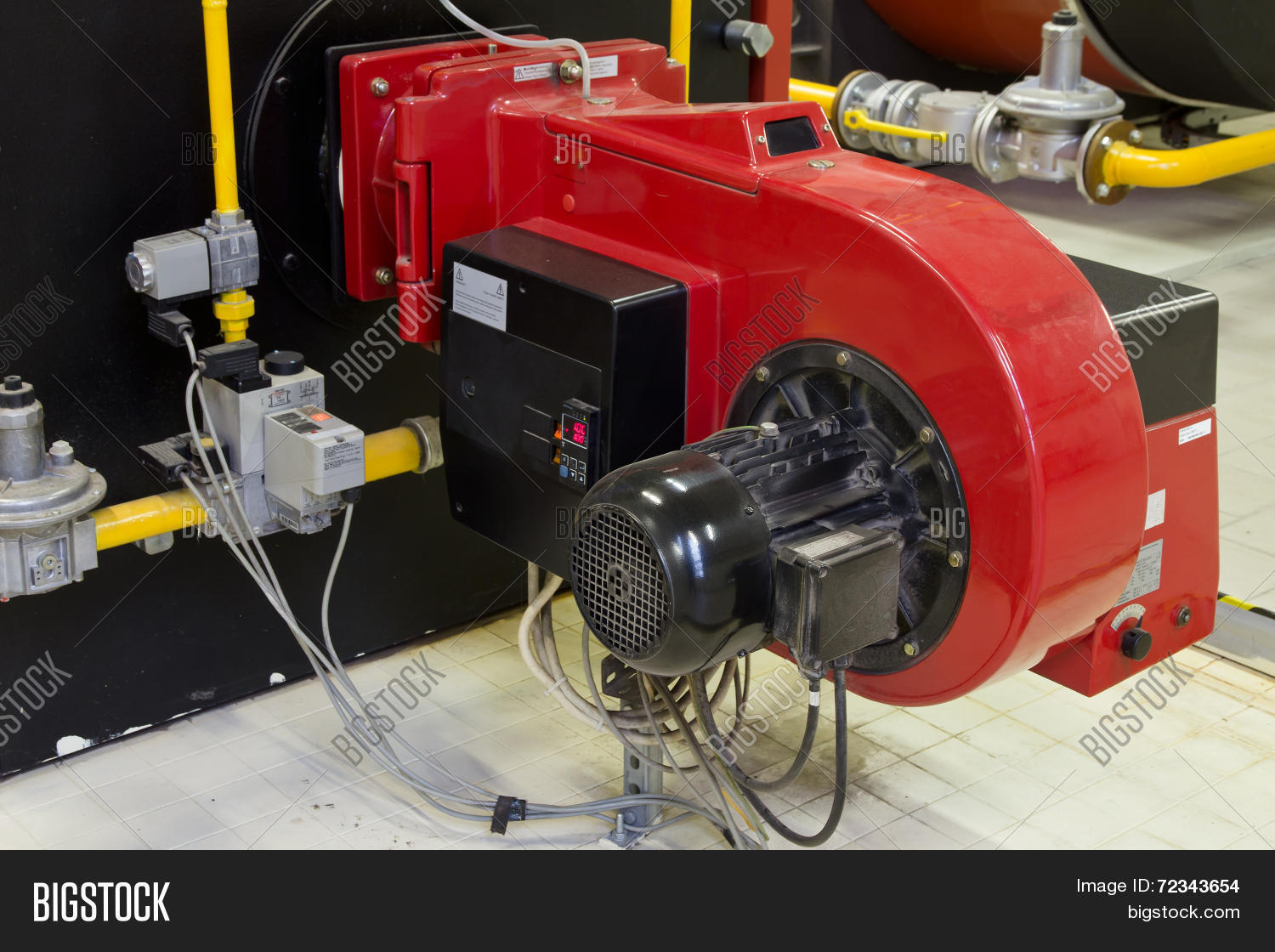 Industrial Burner Gas Image & Photo (Free Trial) | Bigstock