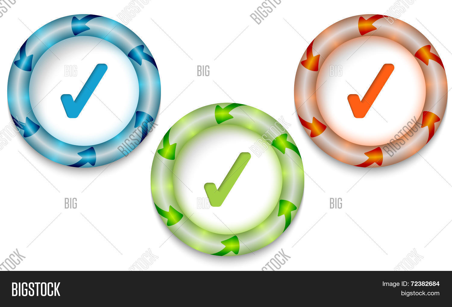 Three Frames Color Vector & Photo (Free Trial) | Bigstock