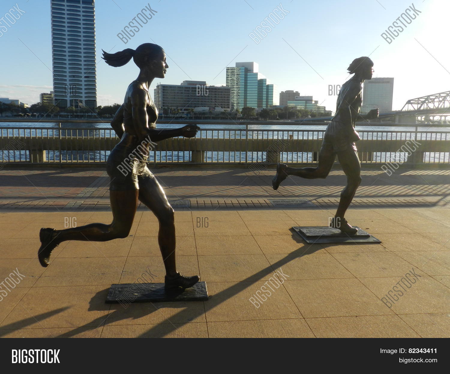 Statue Runners Image & Photo (Free Trial) | Bigstock