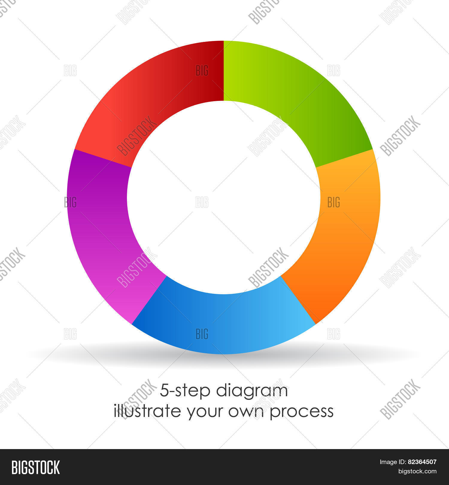 5 Step Vector Diagram Vector & Photo (Free Trial) | Bigstock