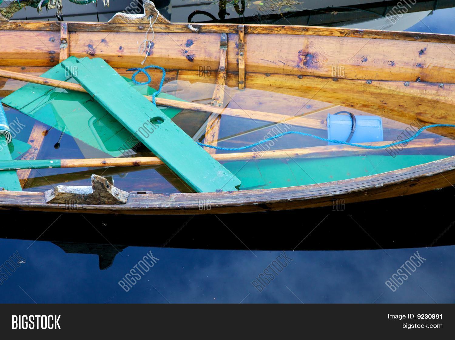 Sunken Rowboat Ores Image & Photo (Free Trial) | Bigstock