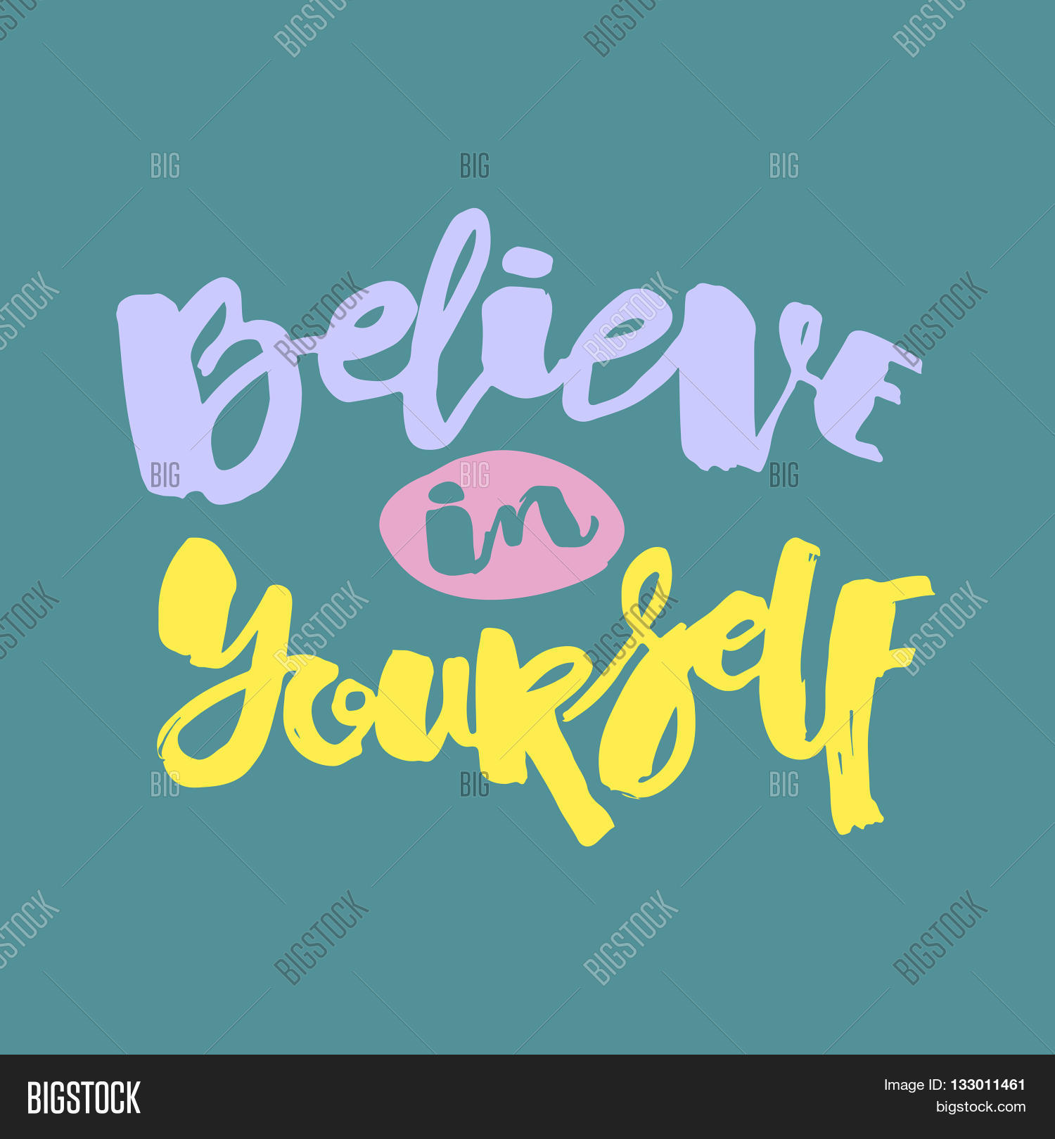 Believe Yourself Hand Vector & Photo (Free Trial) | Bigstock
