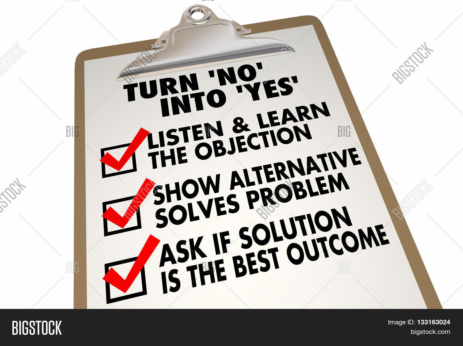 Turn No Into Yes Image & Photo (Free Trial) | Bigstock