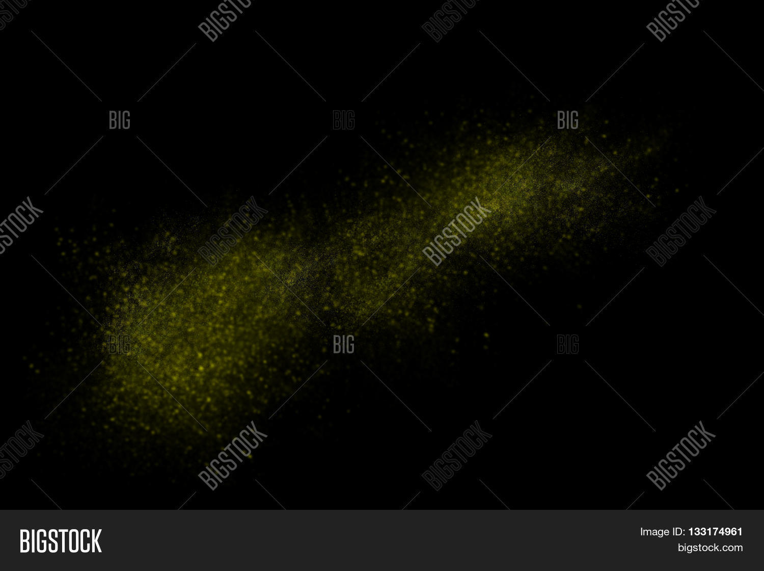 Yellow Abstract Powder Image & Photo (Free Trial) | Bigstock