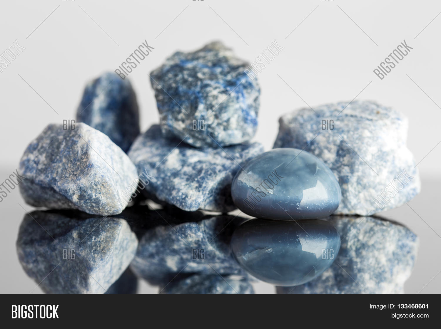 Blue Sodalite, Uncut Image & Photo (Free Trial) | Bigstock
