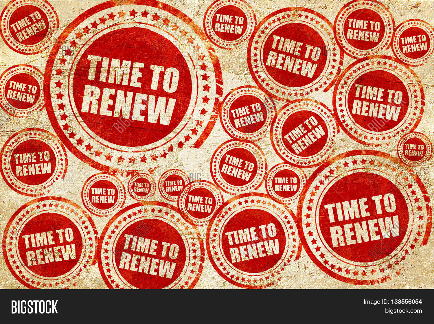 Time Renew, Red Stamp Image & Photo (Free Trial) | Bigstock