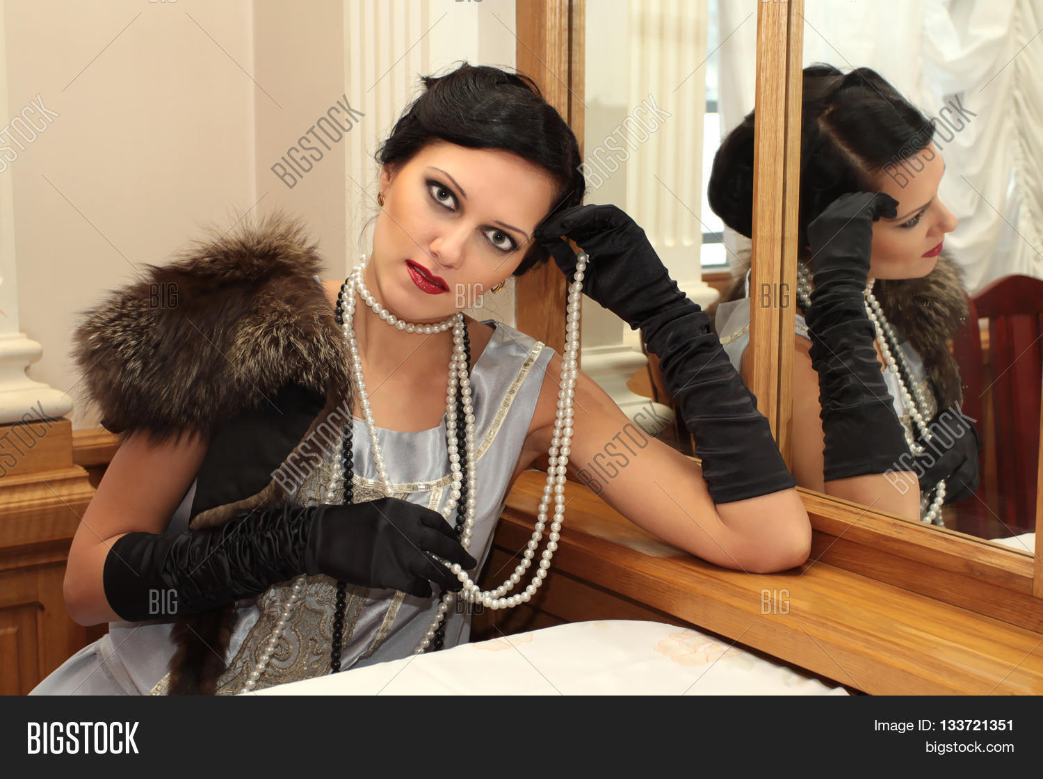 Retro Styled Portrait Image And Photo Free Trial Bigstock
