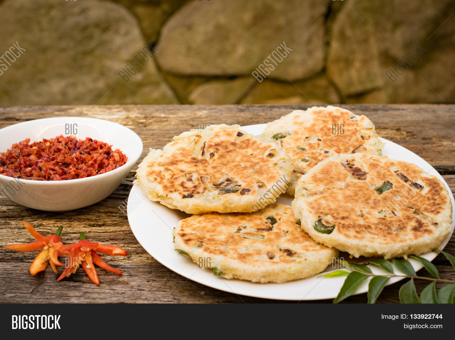 Sri Lankan Pol Roti Image & Photo (Free Trial) | Bigstock