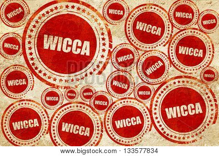 Wicca, Red Stamp On Image & Photo (Free Trial) | Bigstock