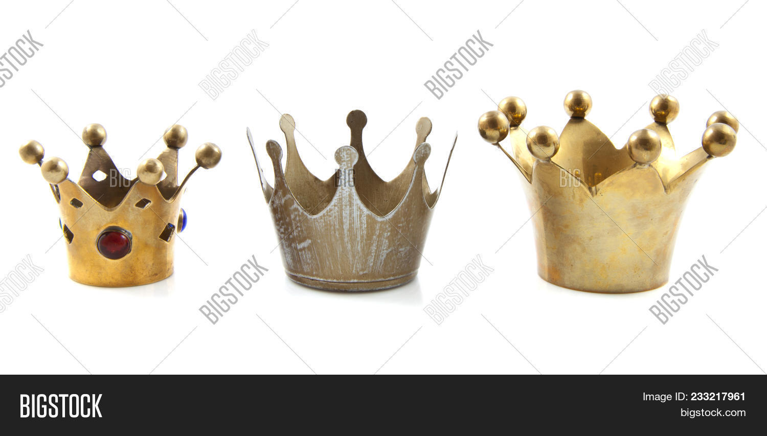 Three Golden Crowns Image & Photo (Free Trial) | Bigstock