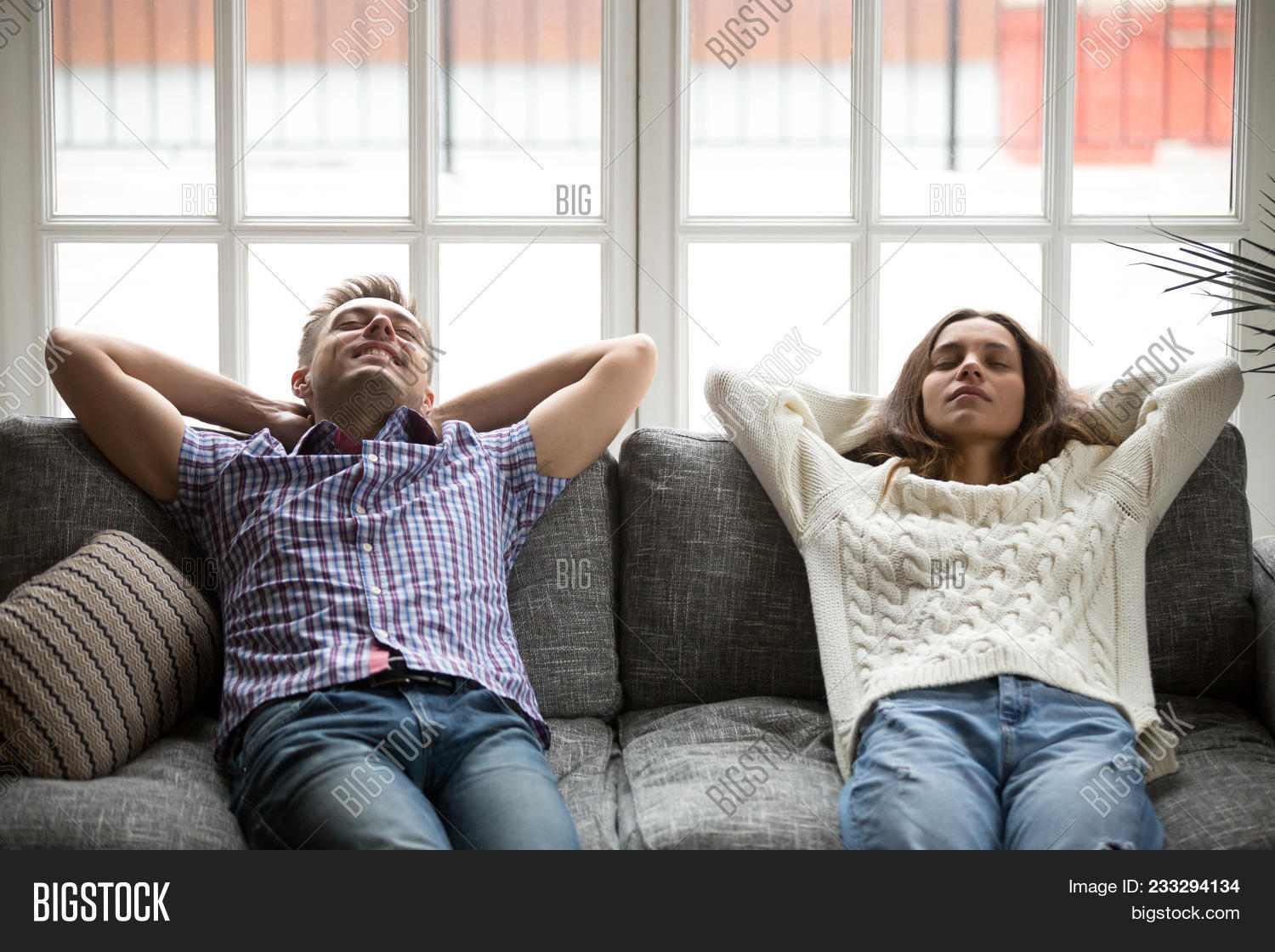 Relaxed Man Woman Image & Photo (Free Trial) | Bigstock