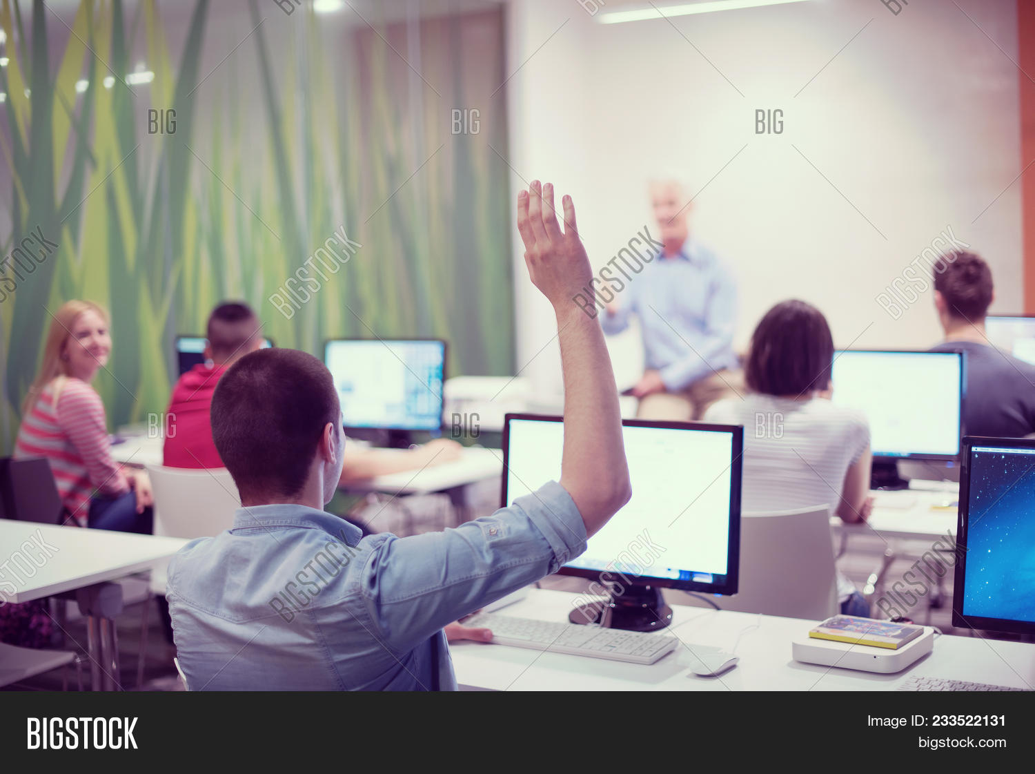 Student Answering Image & Photo (Free Trial) | Bigstock