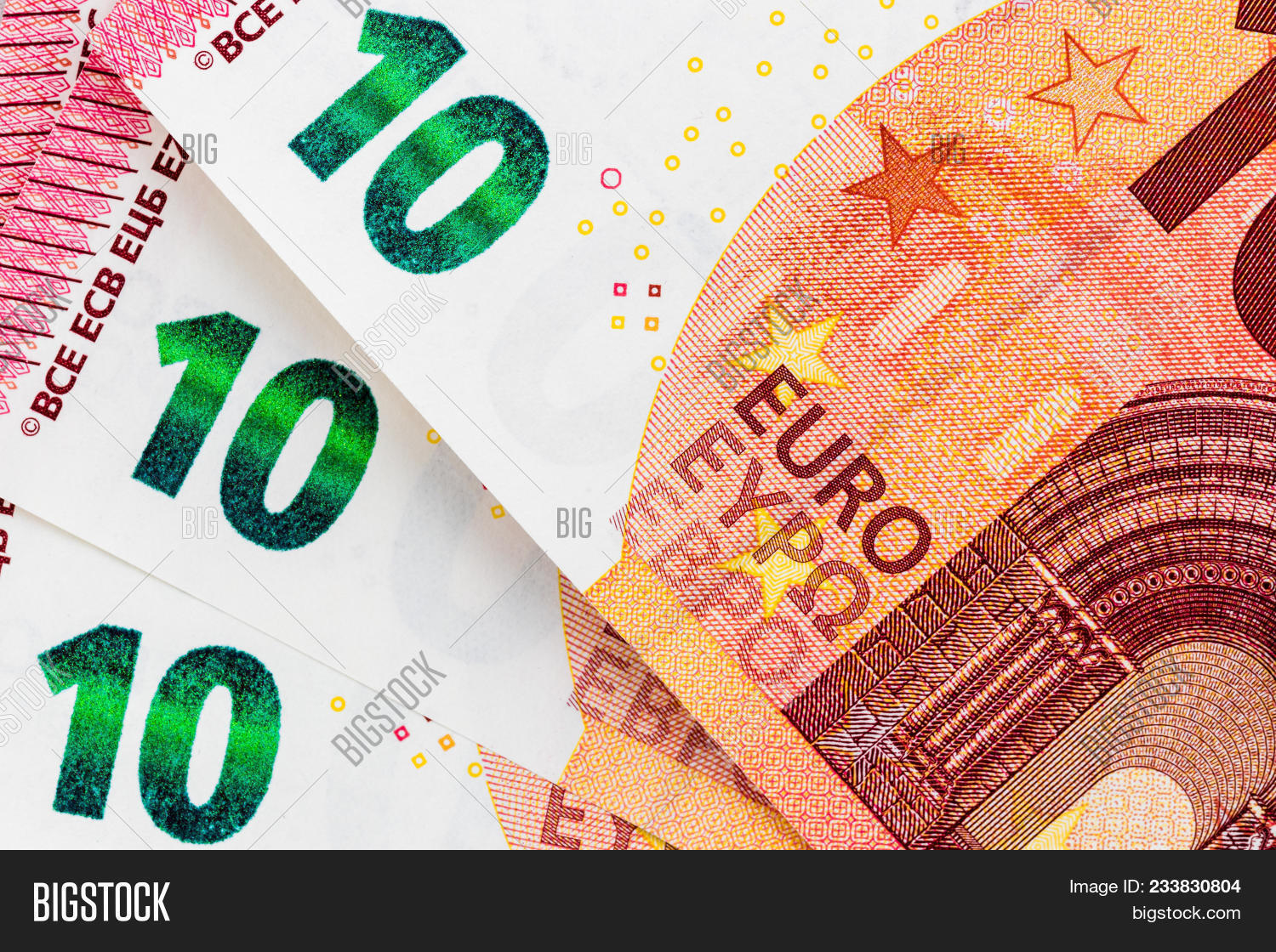 Close- Three 10 Euro Image & Photo (Free Trial) | Bigstock