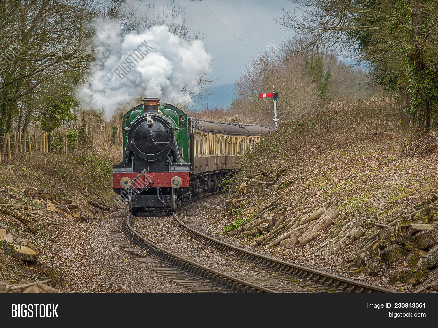 Steam Train Appears Image & Photo (Free Trial) | Bigstock