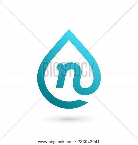 Letter N Water Drop Vector & Photo (Free Trial) | Bigstock