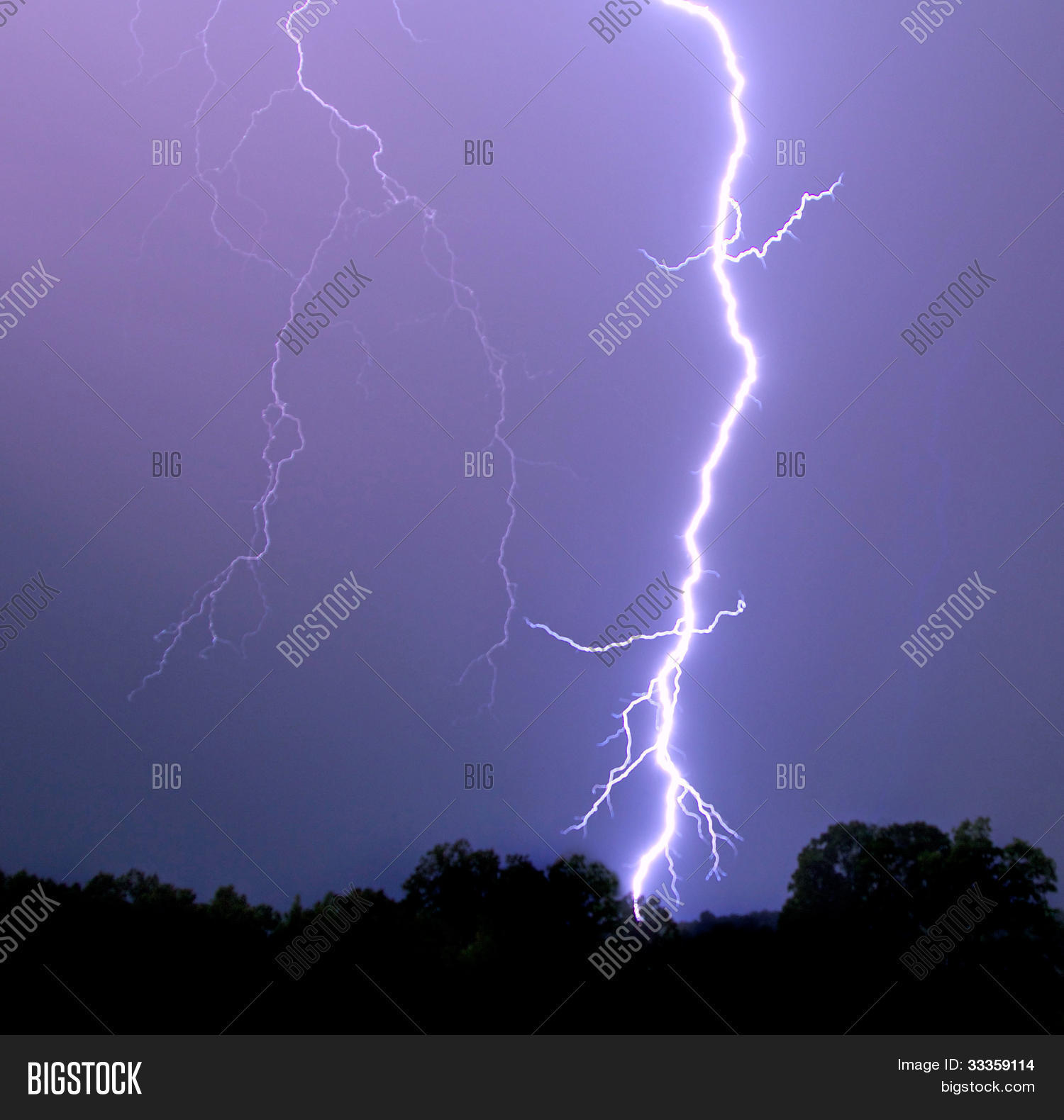 Vibrant Lightning Bolt Image & Photo (Free Trial) | Bigstock