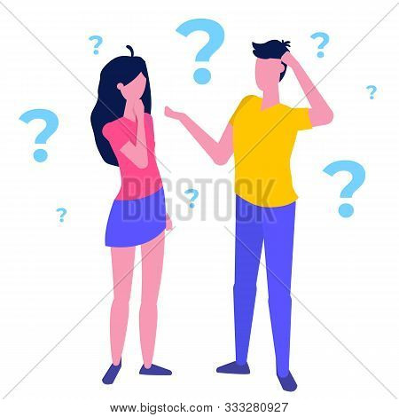 Thinking Couple, Vector & Photo (Free Trial) | Bigstock