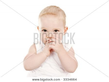 Shy Baby Toddler Boy Image & Photo (Free Trial) | Bigstock
