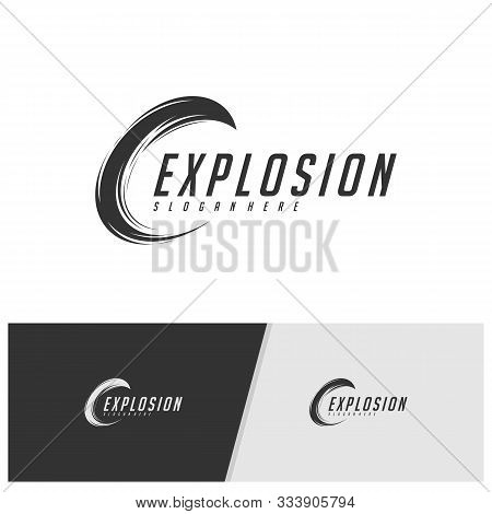 Swoosh Comic Logo Vector & Photo (Free Trial) | Bigstock