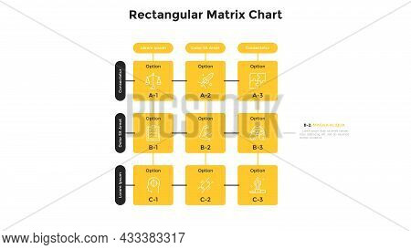 Matrix Diagram 9 Vector & Photo (Free Trial) | Bigstock