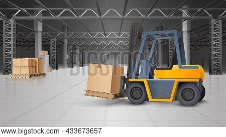 Warehouse Interior Vector & Photo (Free Trial) | Bigstock