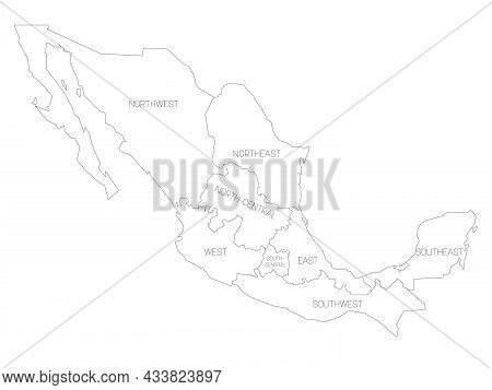 Political Map Mexico Vector & Photo (Free Trial) | Bigstock