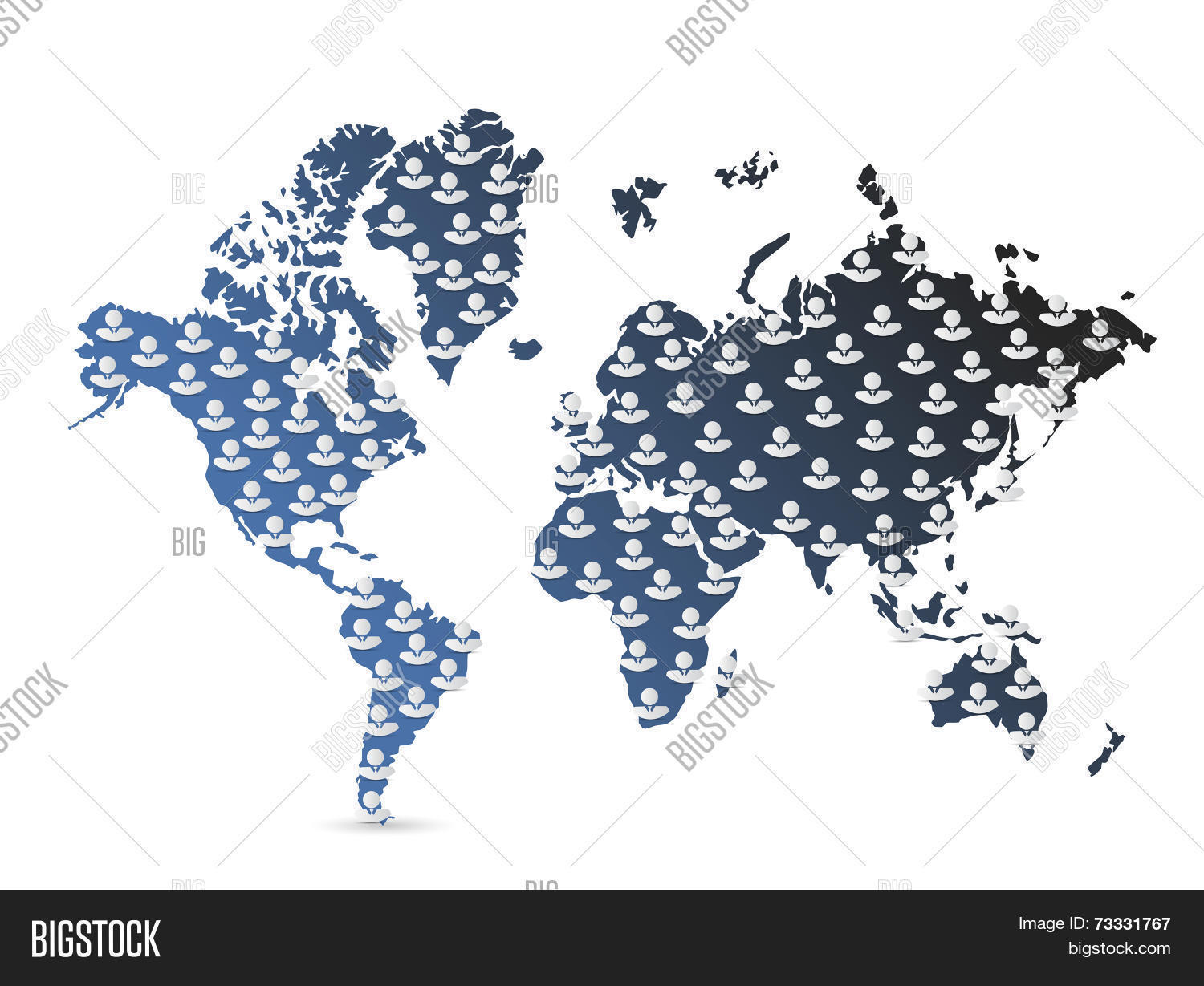 World Map Population Image & Photo (Free Trial) | Bigstock