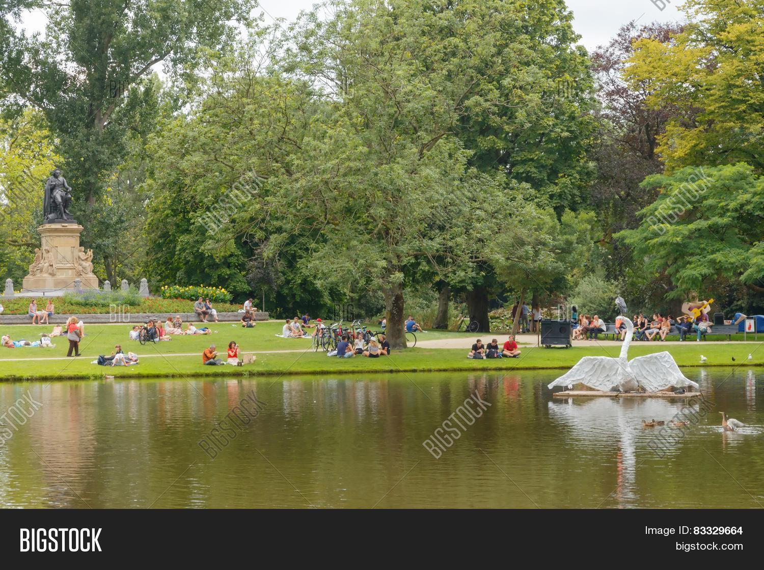 Amsterdam. Vondelpark Image & Photo (Free Trial) | Bigstock