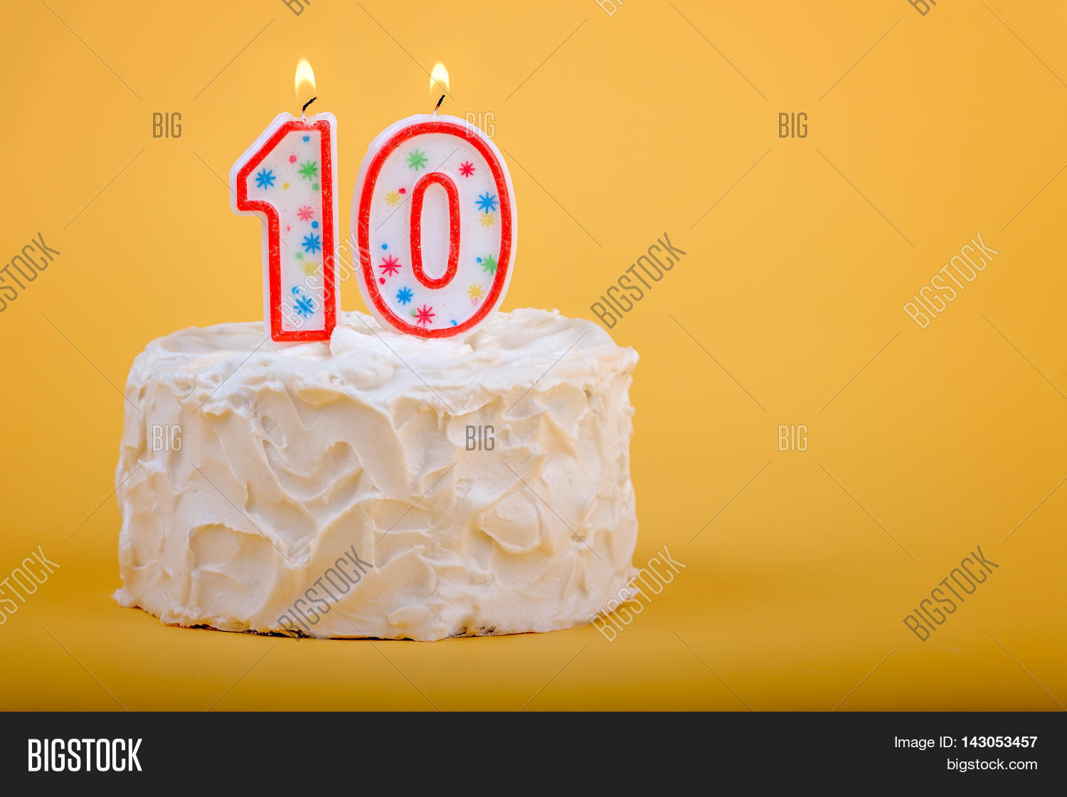 10 Candles On Birthday Image & Photo (Free Trial) | Bigstock