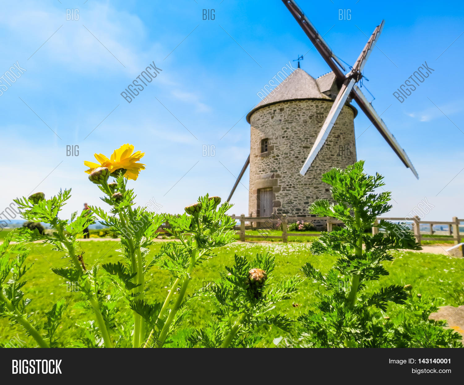 Old Stone Windmill. Image & Photo (Free Trial) | Bigstock