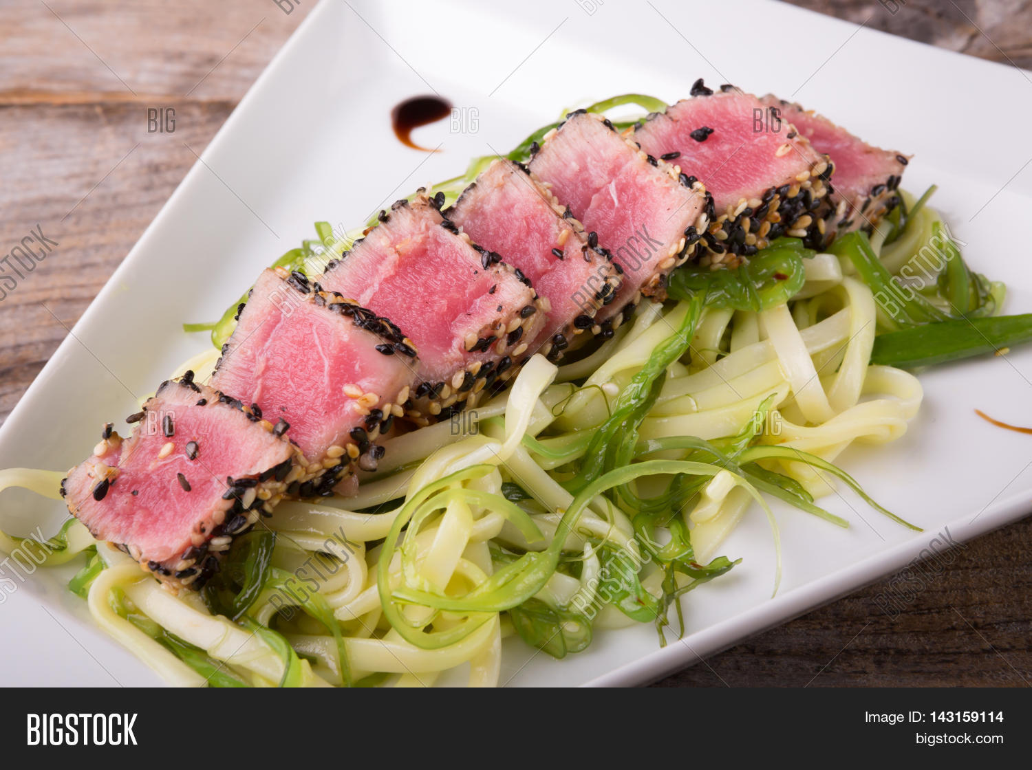 Sliced Tuna Meat Image & Photo (Free Trial) | Bigstock