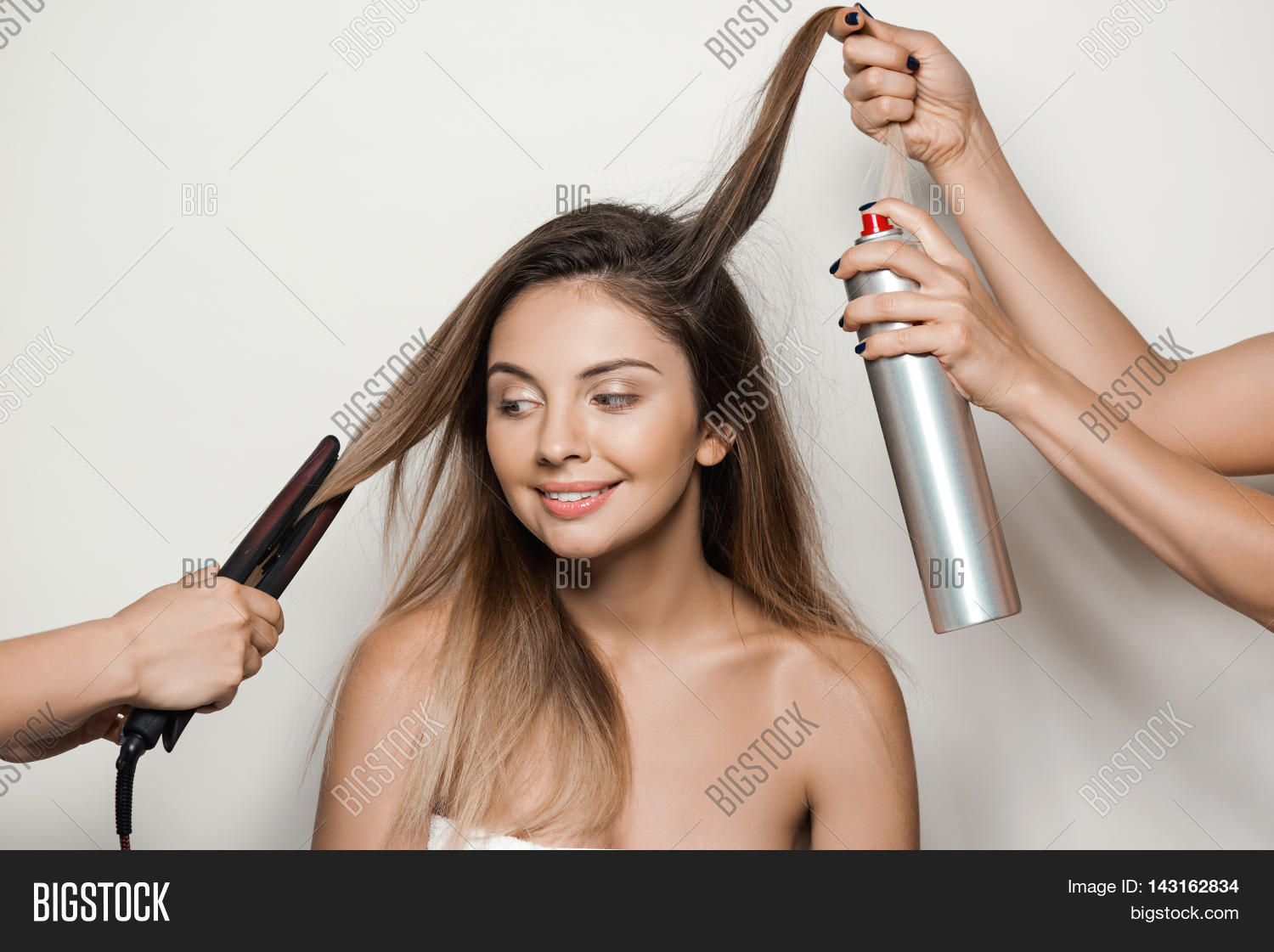 Hands Doing Hairstyle Image & Photo (Free Trial) | Bigstock