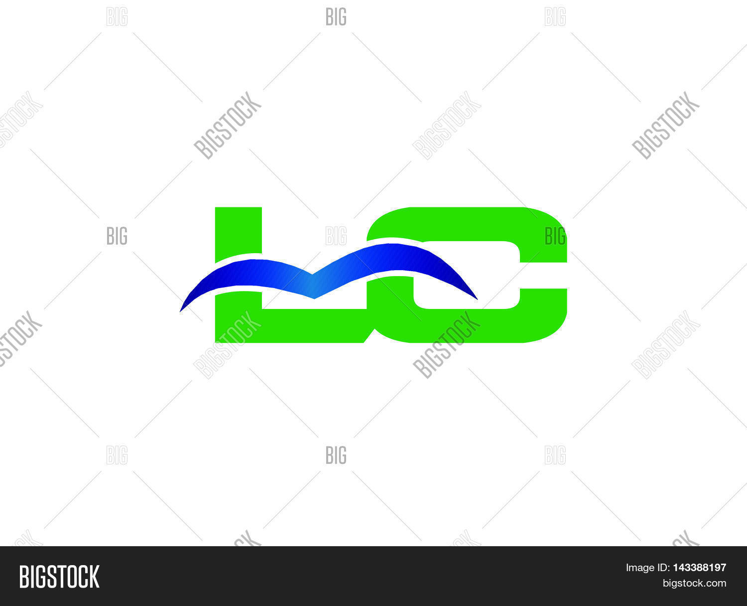 Letter L C Logo Vector & Photo (Free Trial) | Bigstock