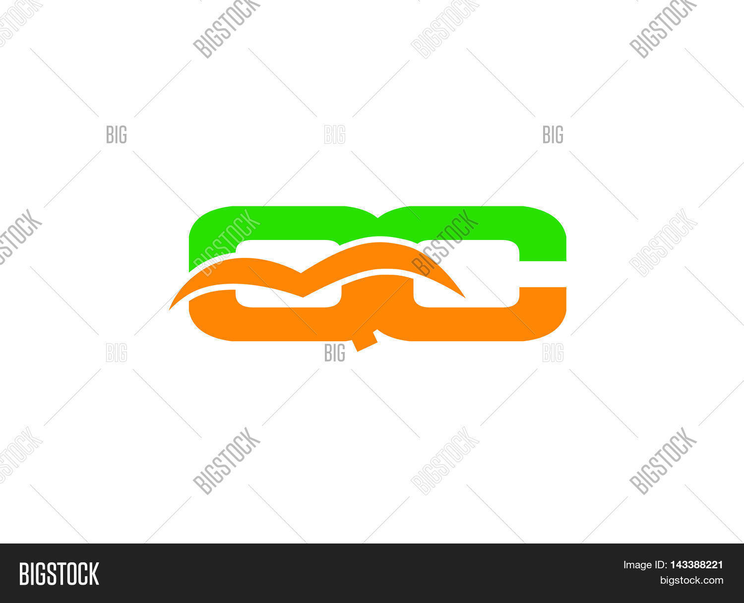 QC Logo Letter Q C Vector & Photo (Free Trial) | Bigstock